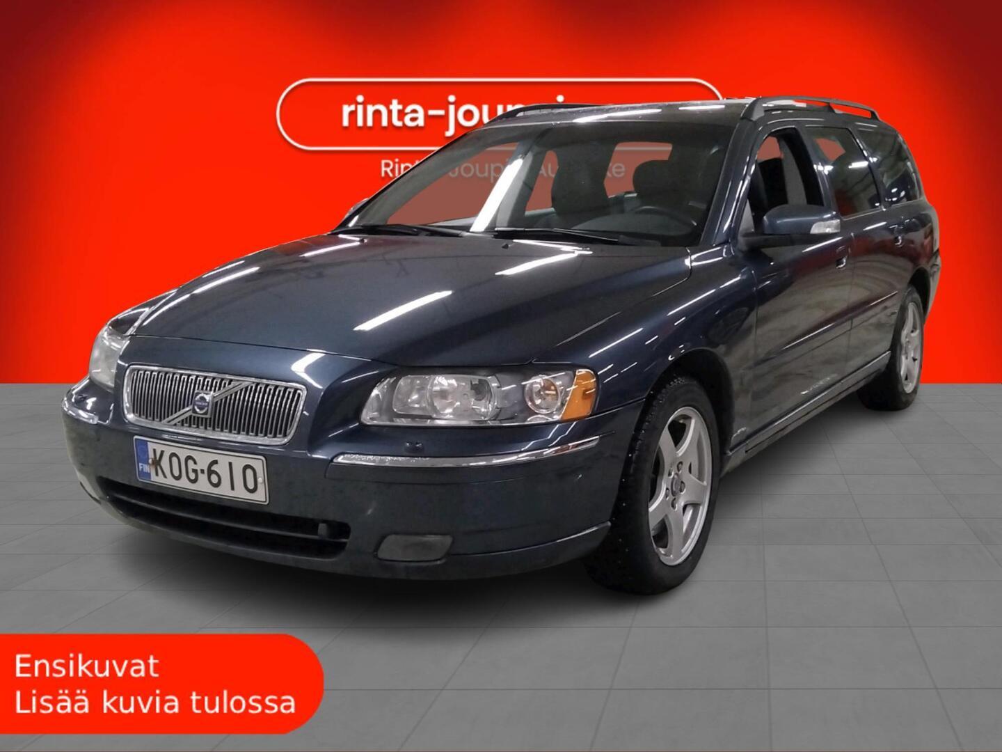 Volvo V70, 2007, 124 tkm - alk. 149 €/kk, KOG-610